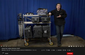 DIY Collapsible Filmmaking Camera Cart and Editing Station for Cheap