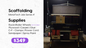 DIY Collapsible Filmmaking Camera Cart and Editing Station for Cheap