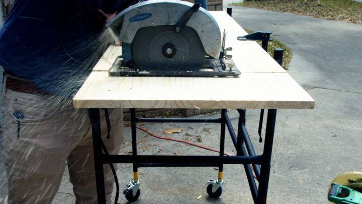 DIY Collapsible Filmmaking Camera Cart and Editing Station for Cheap